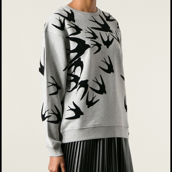 Alexander McQueen | Sweaters | Mcq Alexander Mcqueen Birdprint Classic ...